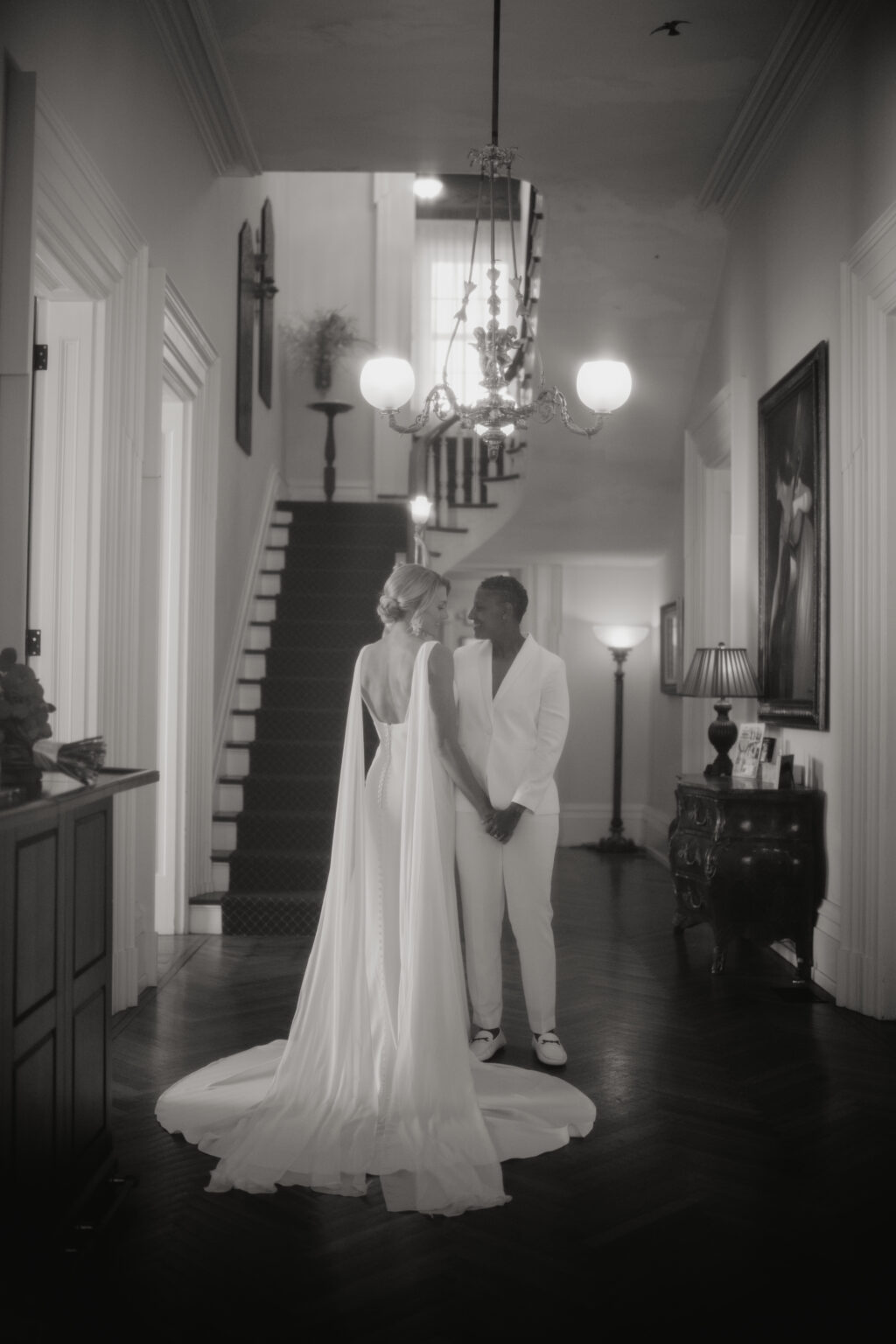 Peachy Spring Wedding at Pepin Mansion in New Albany, IN
